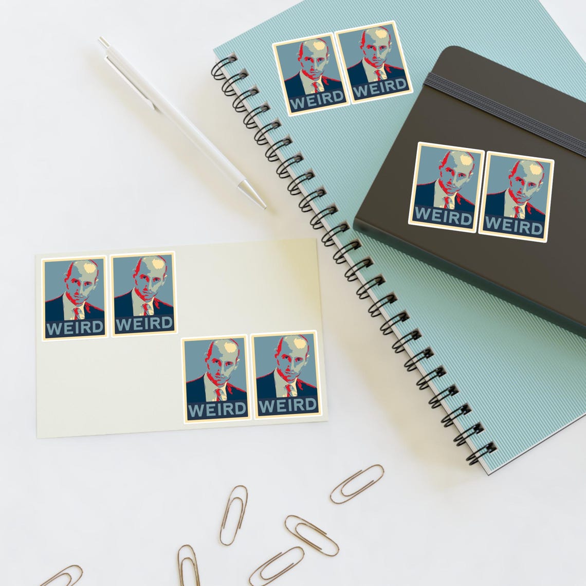 Stephen Miller Weird Sticker Sheet: Political Satire Decals - Etsy
