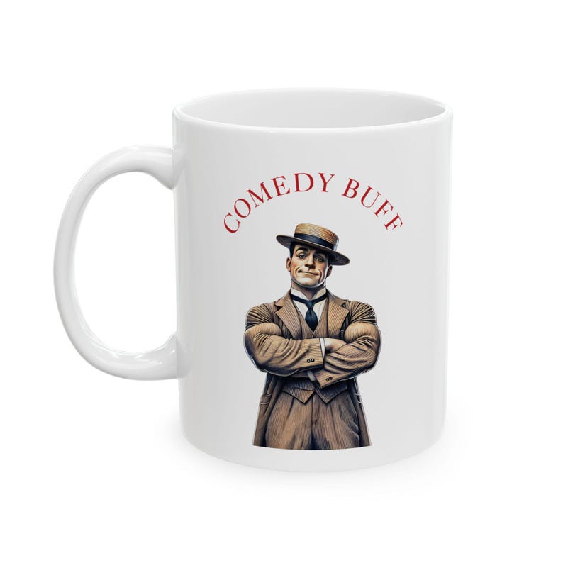 Buster Keaton Comedy Buff Mug Classic Film Lover Gift Vintage Humor ...