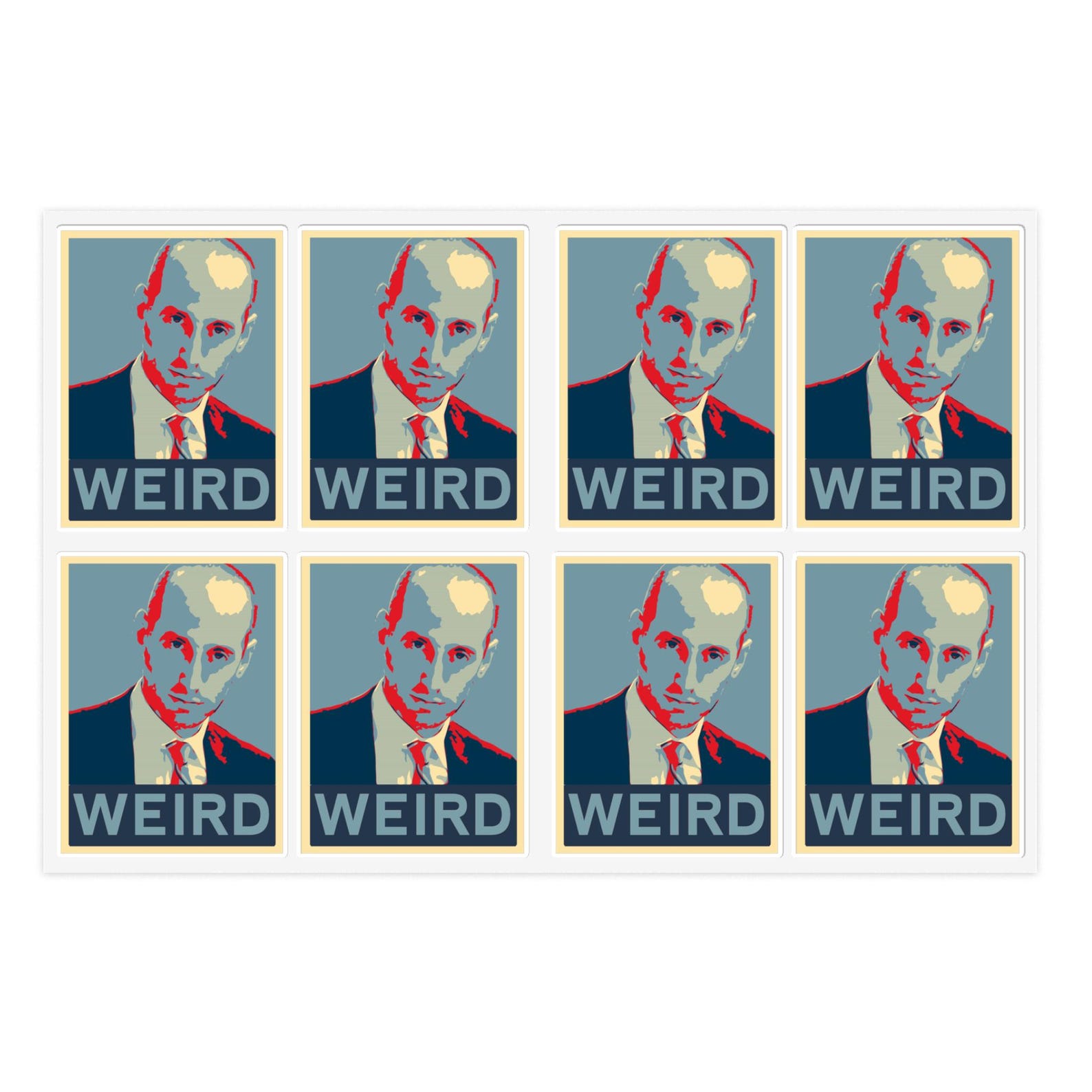Stephen Miller Weird Sticker Sheet: Political Satire Decals - Etsy