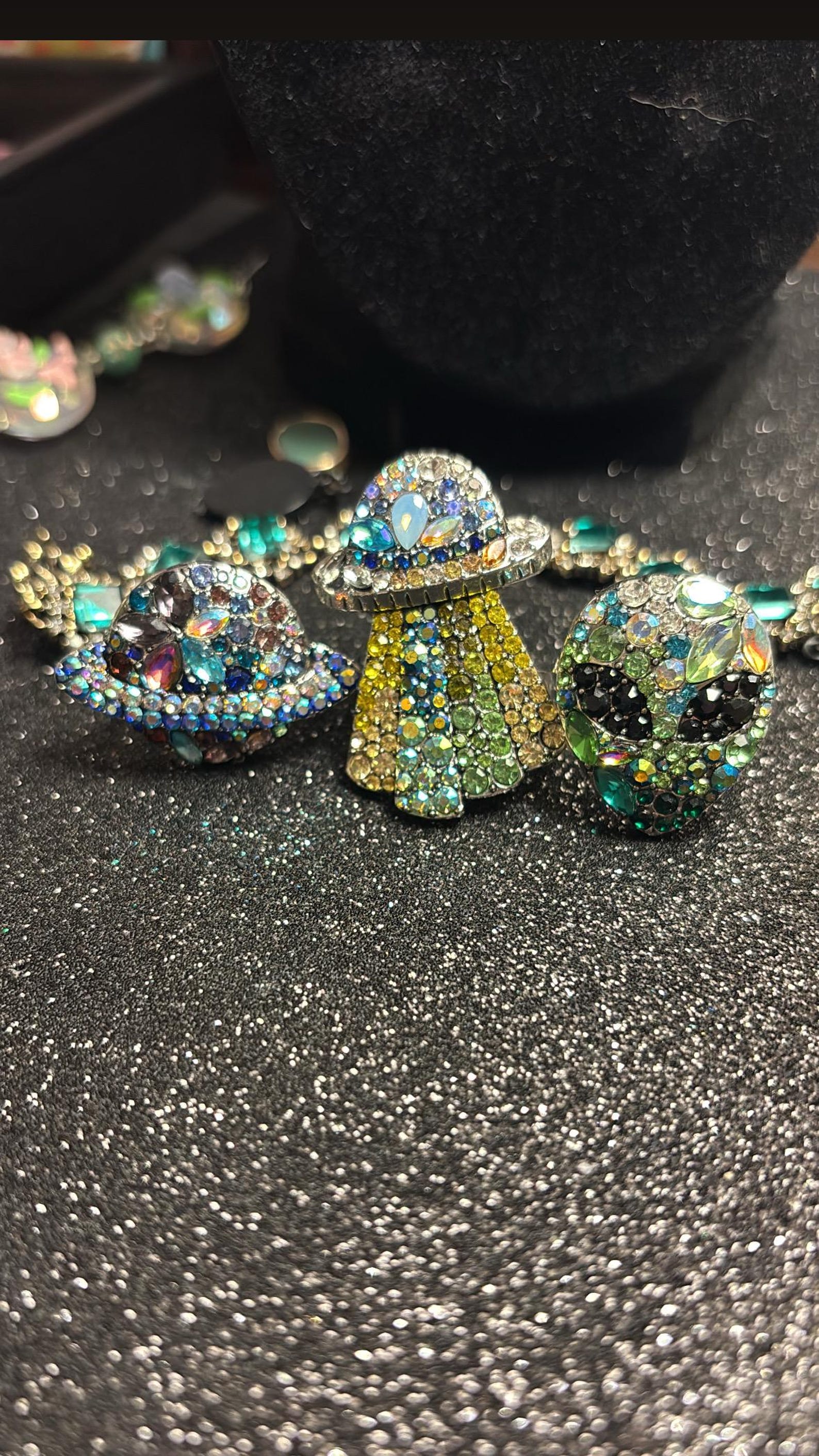 Handmade Y2K UFO Ring Trio – Adjustable Cosmic Dopamine Jewelry - Etsy