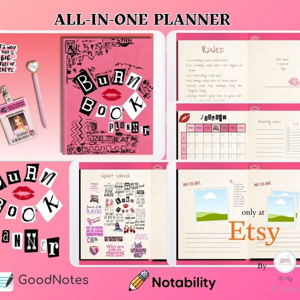 Burn Book - Etsy