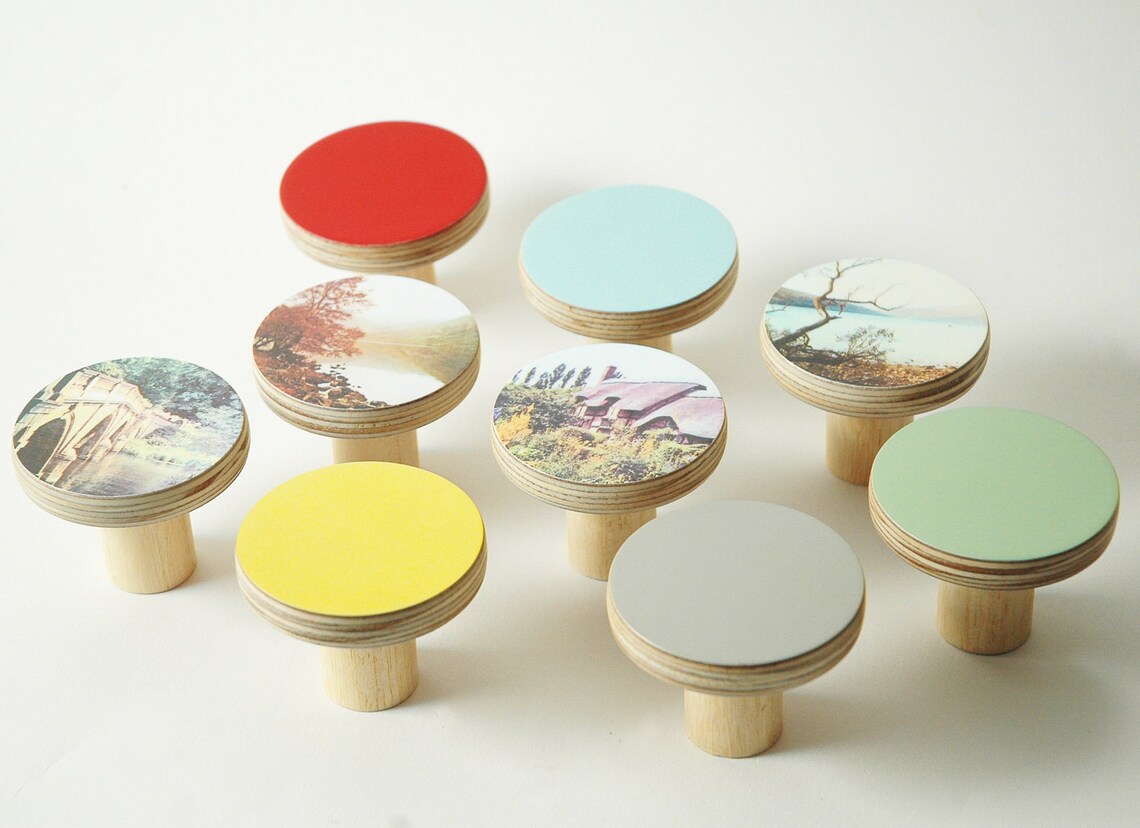 Round Wall Hangers Green Colour - Etsy