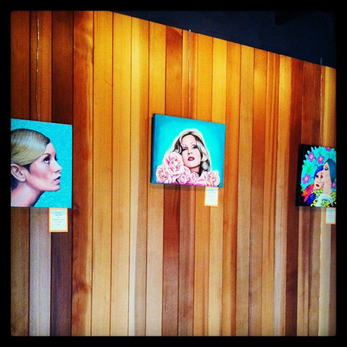 Candy Darling With Roses Original Painting - Etsy