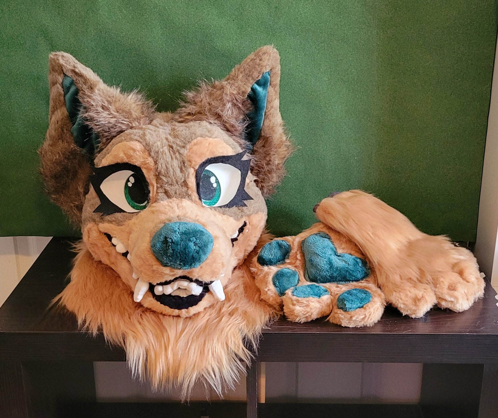 Wolf Premade Fursuit Head Paws - Etsy