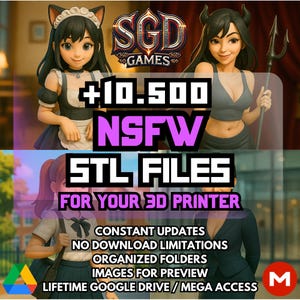 NSFW STL Pack +10.500 Stl Models of Nsfw Characters for 3D Printers - Google Drive / MEGA Access ...