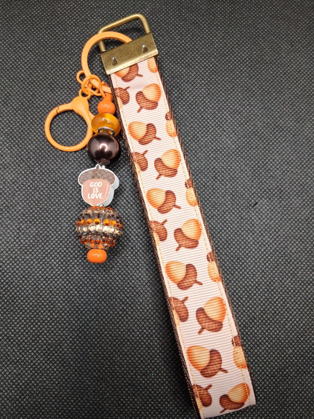 Acorn Keychain God is Love - Etsy
