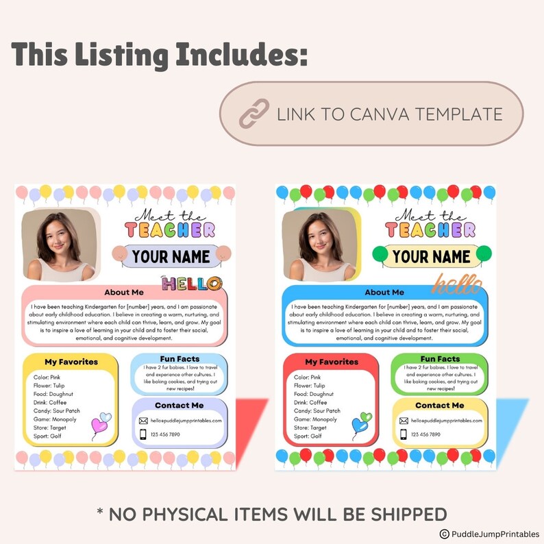 Editable Meet the Teacher Template, Back to School Letter, Teacher ...