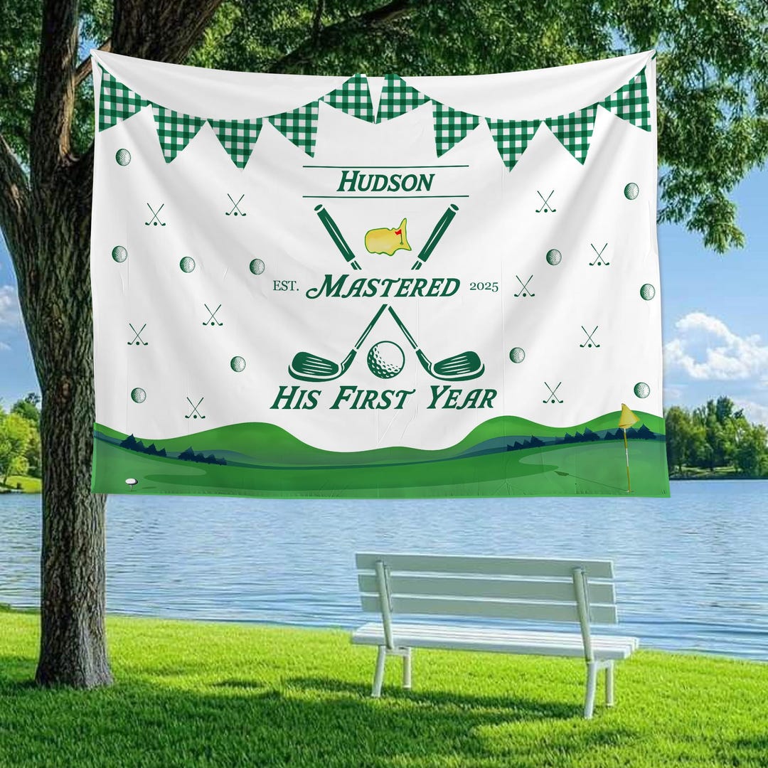 Mastered First Year Backdrop, Mastered First Year Welcome Sign ...