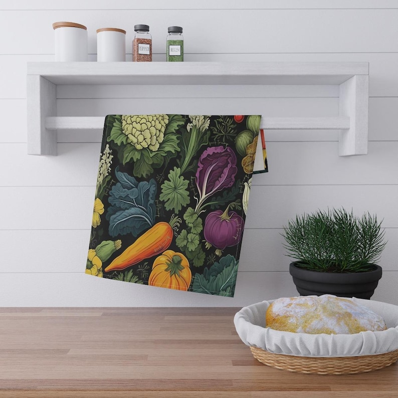Subtle F*ck Trump Hand Towel, Chinoiserie French Kitchen Towel, Anti ...