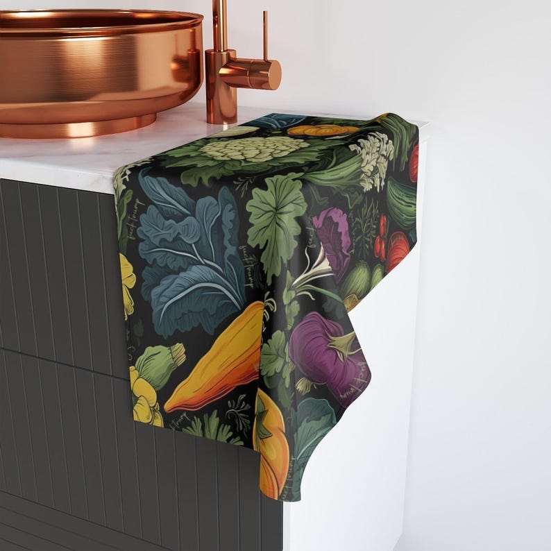 Subtle F*ck Trump Hand Towel, Chinoiserie French Kitchen Towel, Anti ...