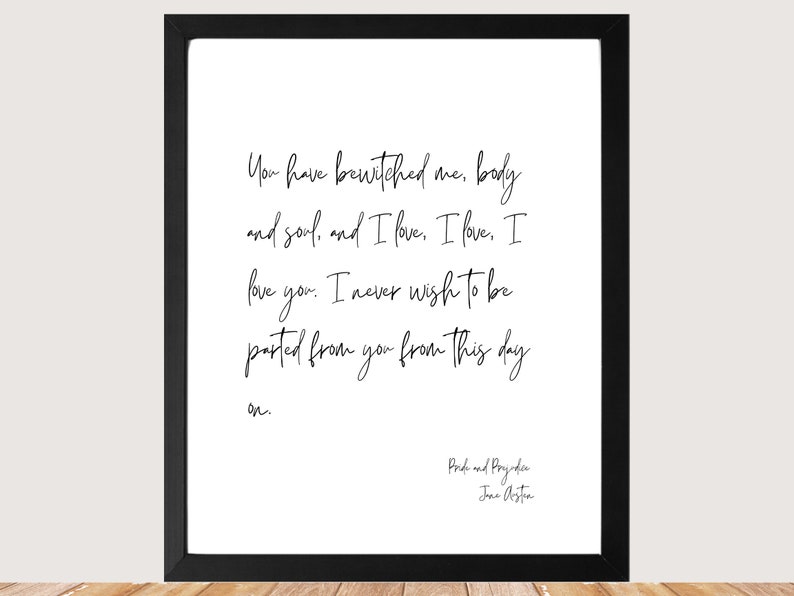 Timeless Romance: Classic Literary Love Quotes Set of 3 Digital Prints ...