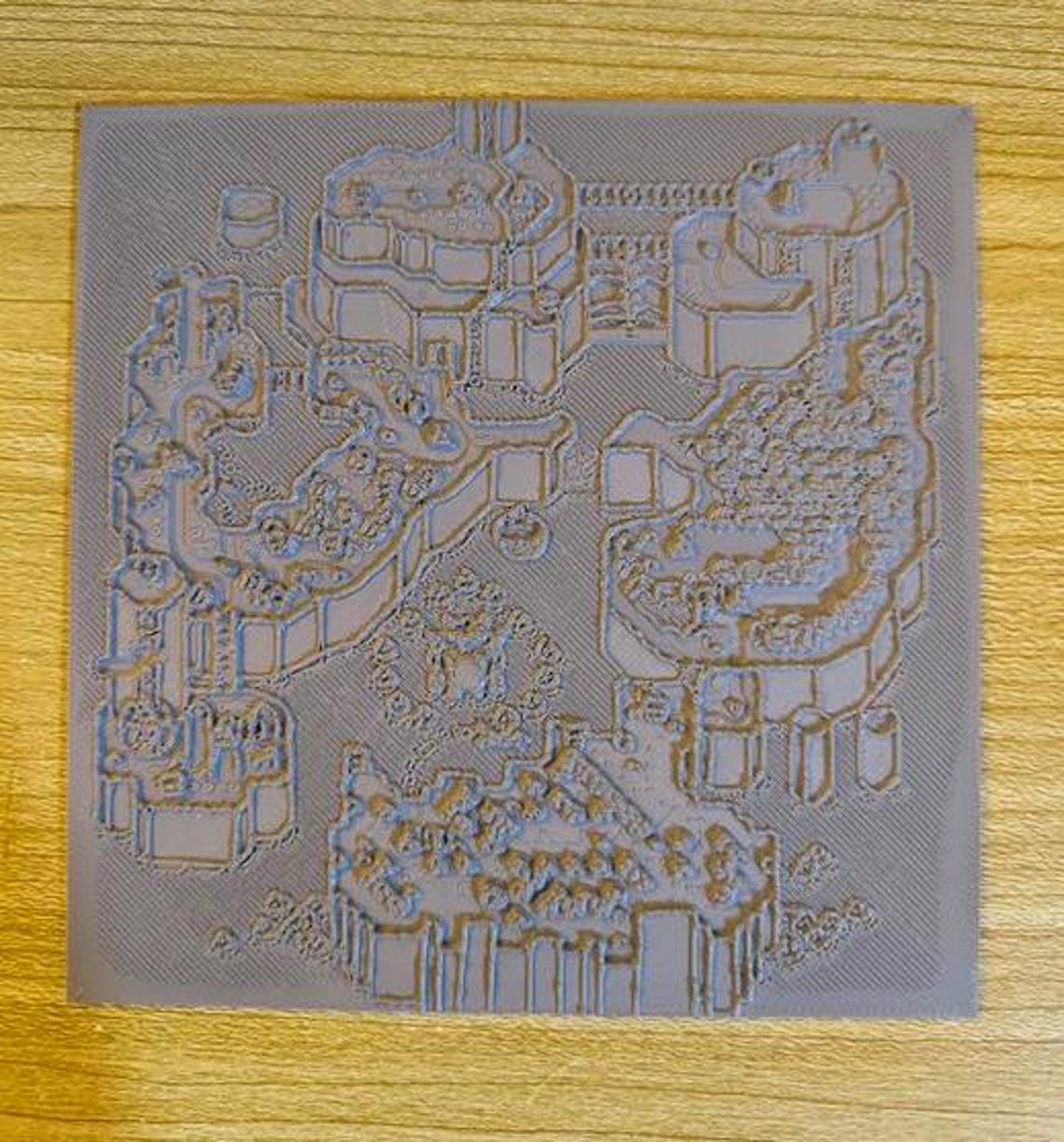 Super Mario World 3d Map 3d Print Stl Digital File - Etsy