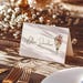 Editable Boho Wedding Name Cards Template | Custom Rustic Brown, Orange ...