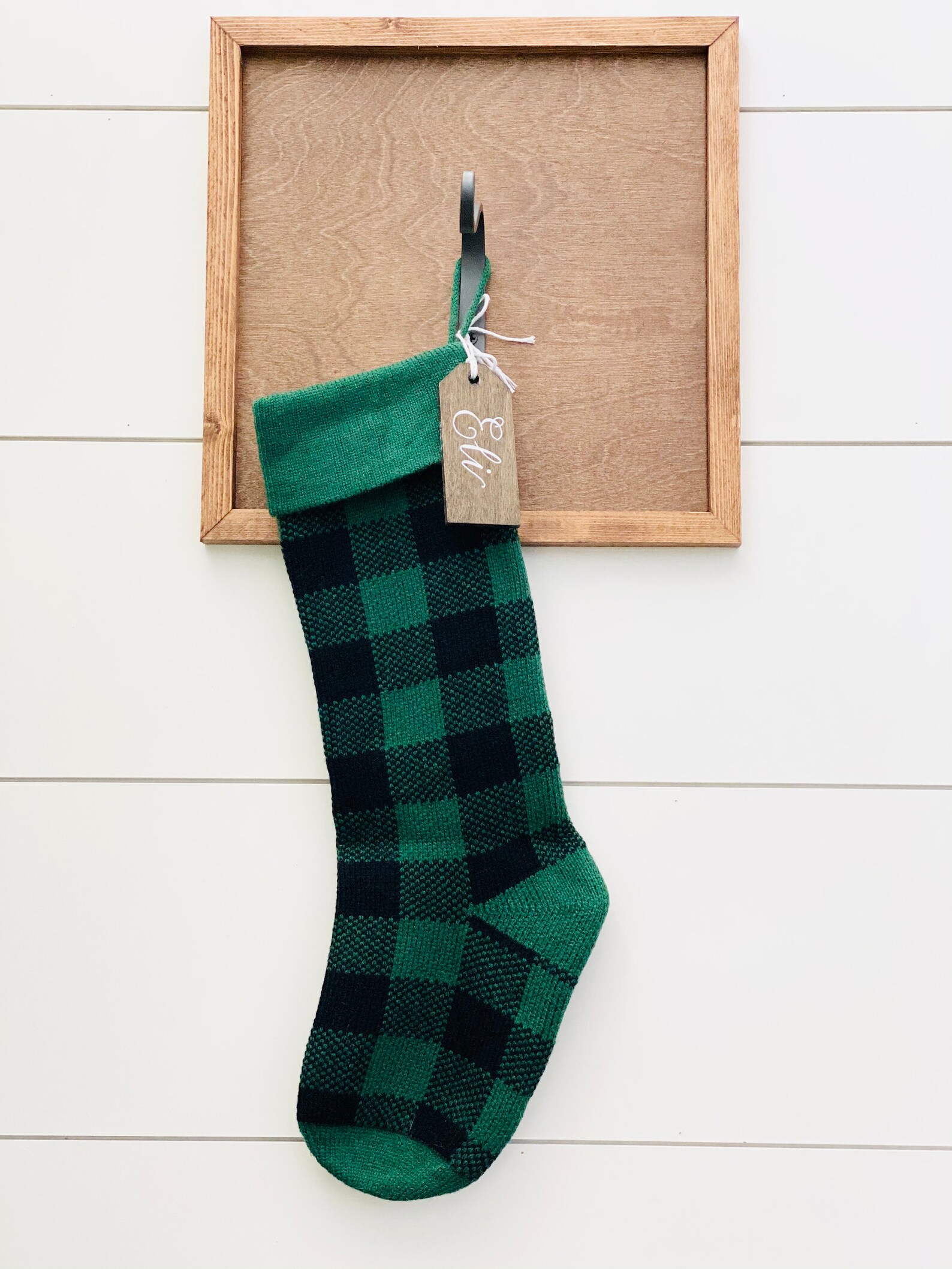Buffalo Check Stockings Christmas Stocking Christmas - Etsy