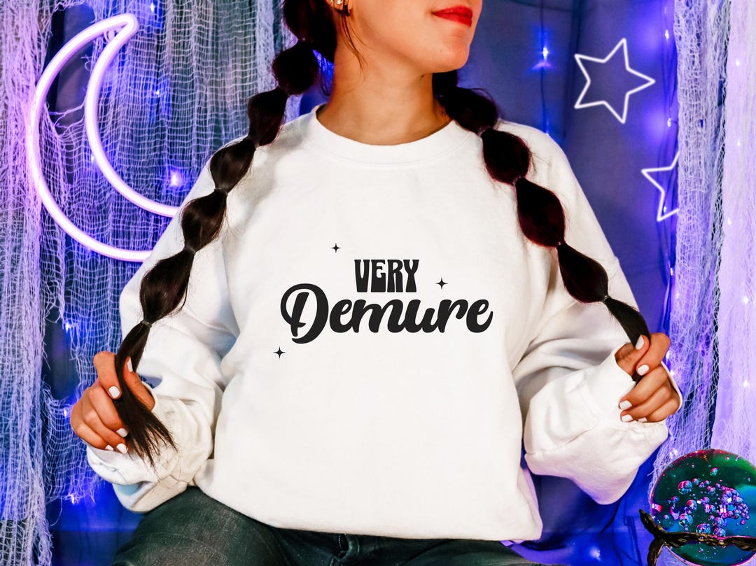 Very Demure Sweatshirt, Funny Tiktok Meme, Very Demure Very Mindful ...