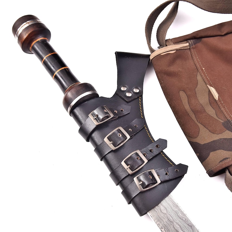 Handmade Leather Sword Scabbard Holder Sheath, Leather Scabbard for ...