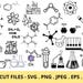 Chemistry SVG Bundle: Science Teacher, Student Clip Art (digital ...