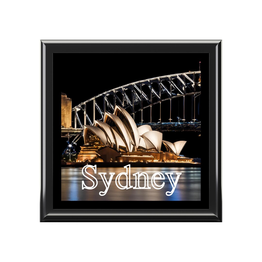 Sydney Opera House Jewelry Box Night Sky Keepsake Holder, Australia ...