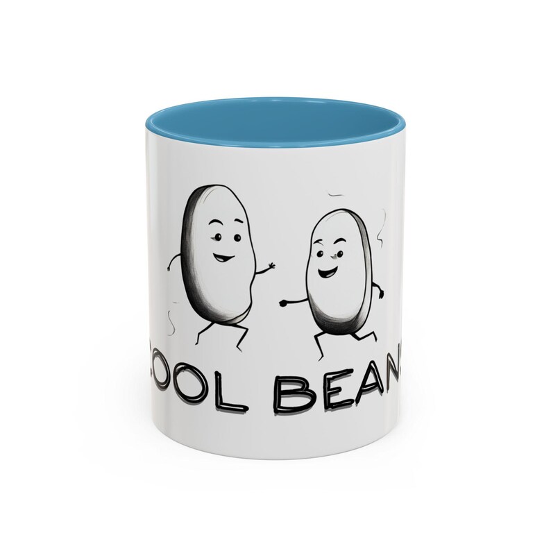 Cool Beans Dancing Coffee Beans Accent Coffee Mug 11, 15oz, 1970's ...
