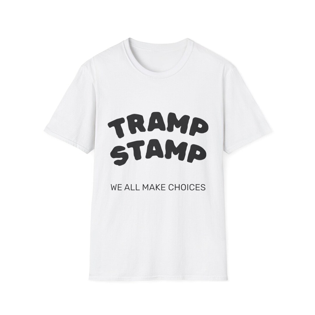 Tramp Stamp Graphic Tee | Funny Retro Slogan T-shirt - Etsy