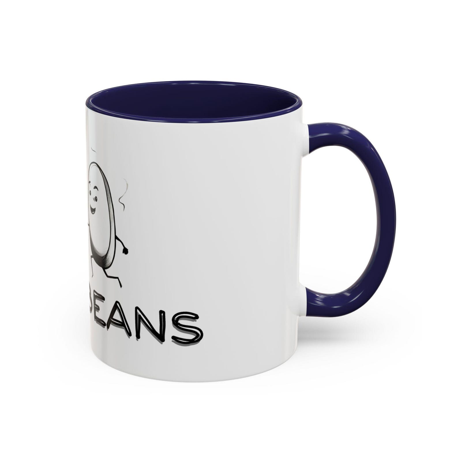 Cool Beans Dancing Coffee Beans Accent Coffee Mug 11, 15oz, 1970's ...