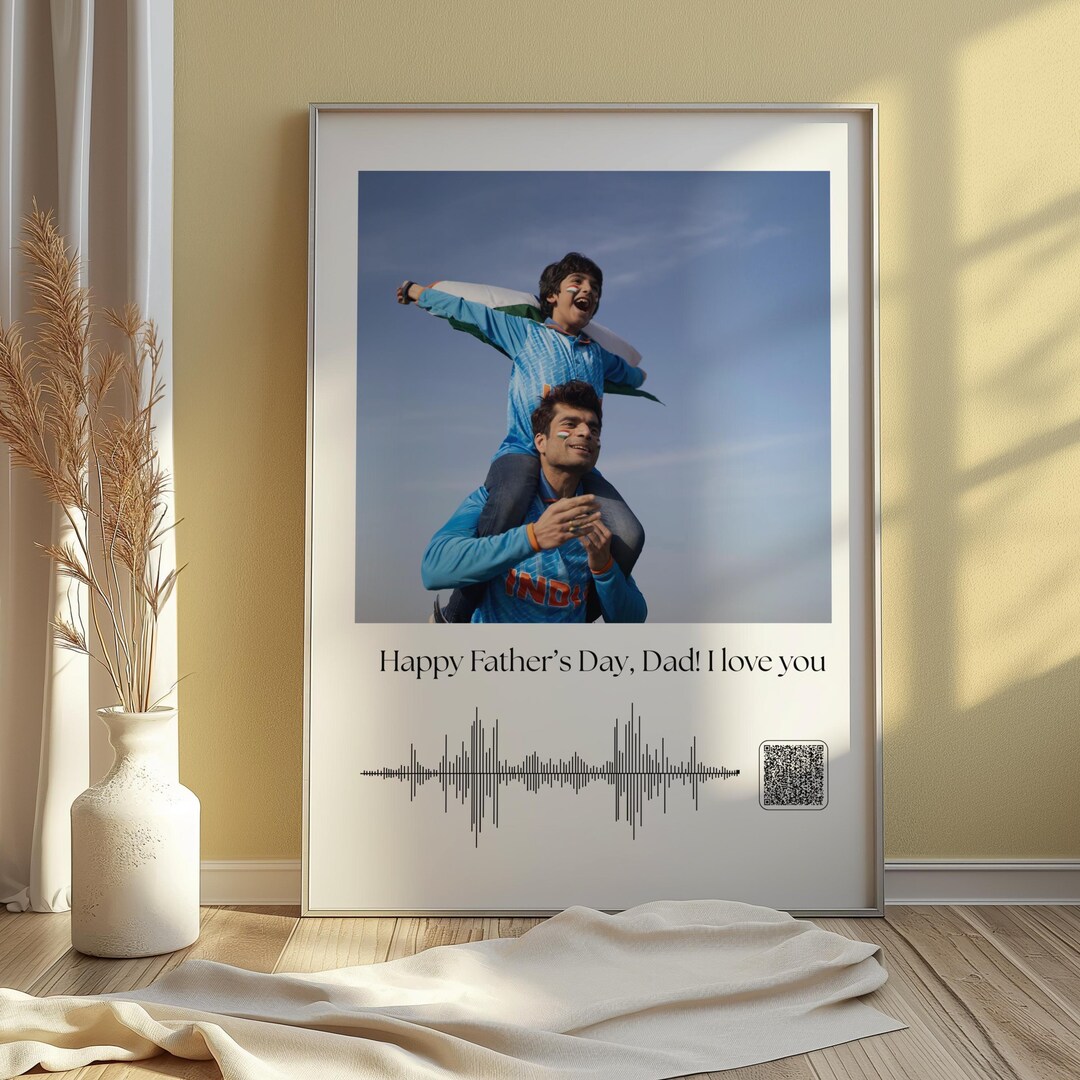 Custom Soundwave Art QR Code Custom Voice Recording Gift Personalized ...