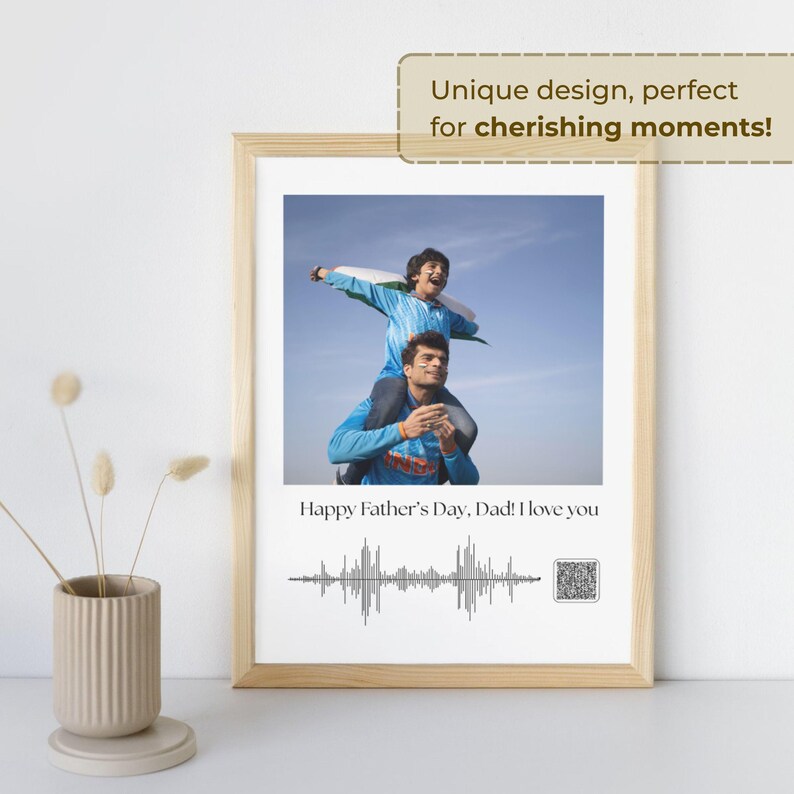 Custom Soundwave Art QR Code Custom Voice Recording Gift Personalized ...