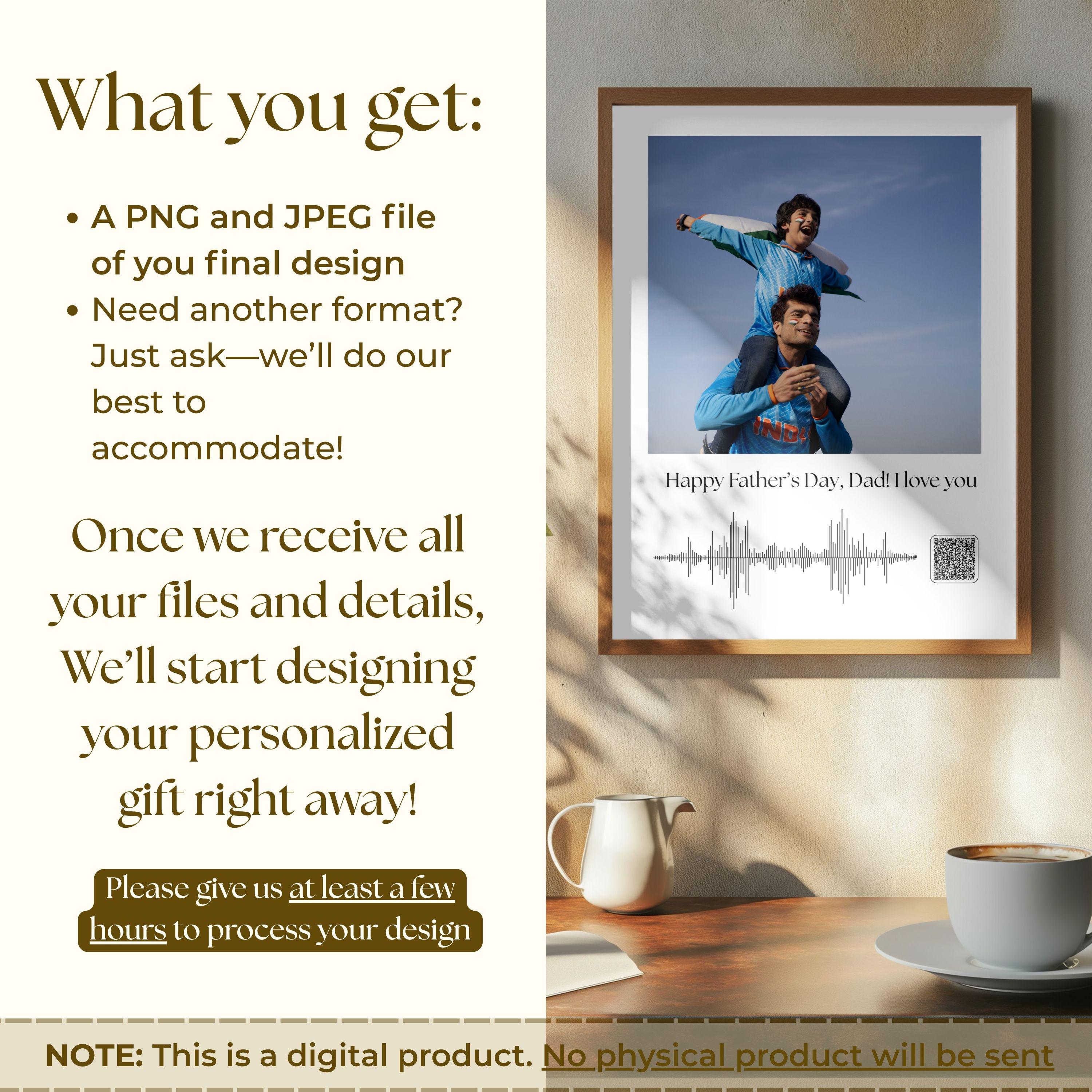 Custom Soundwave Art QR Code Custom Voice Recording Gift Personalized ...