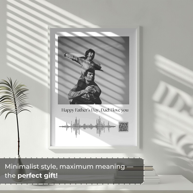 Custom Soundwave Art QR Code Custom Voice Recording Gift Personalized ...