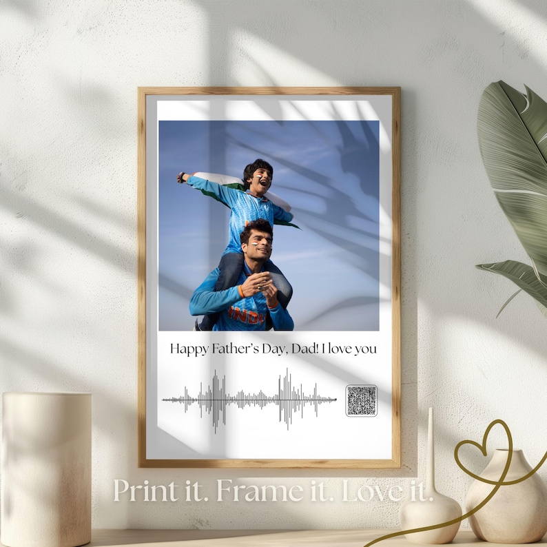 Custom Soundwave Art QR Code Custom Voice Recording Gift Personalized ...