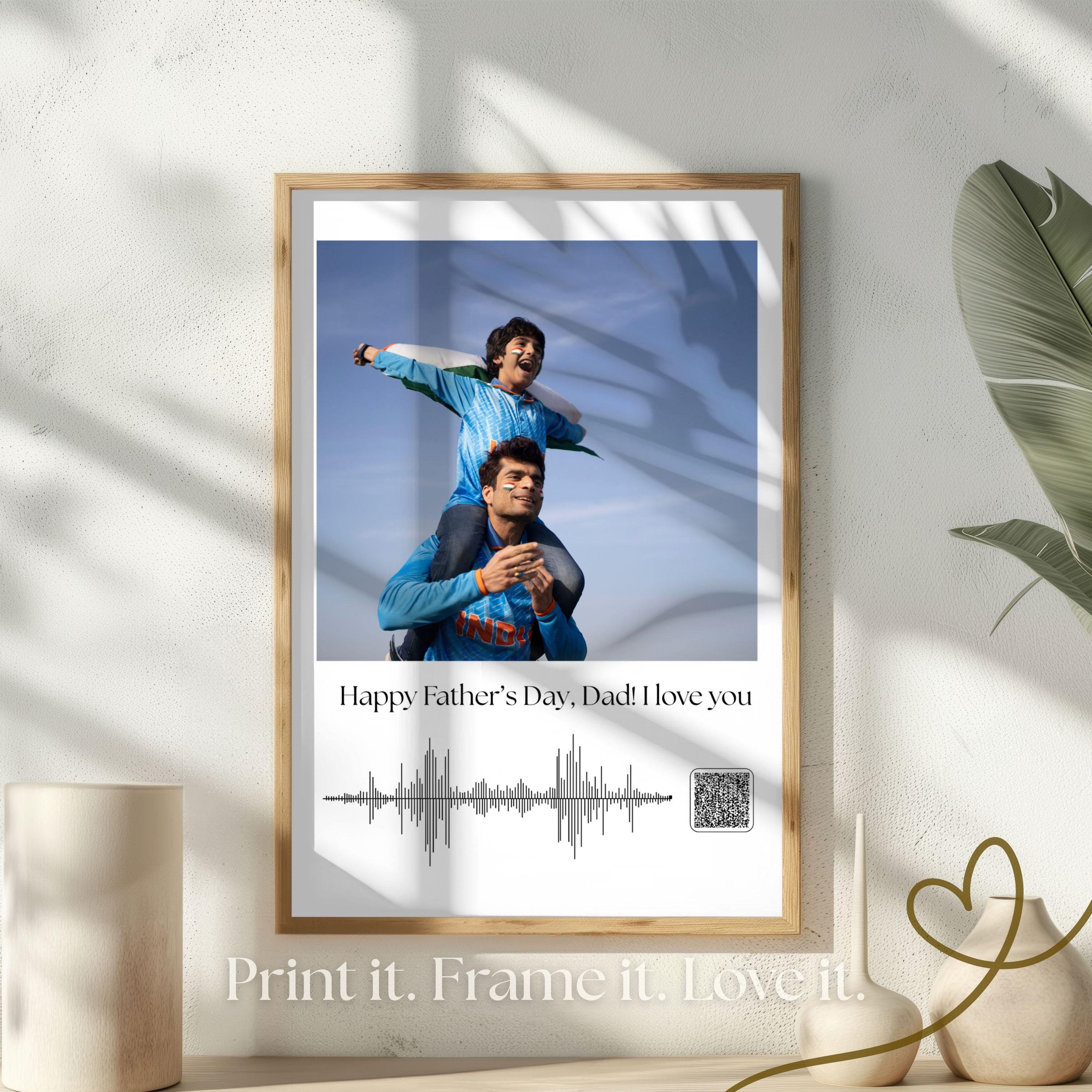 Custom Soundwave Art QR Code Custom Voice Recording Gift Personalized ...