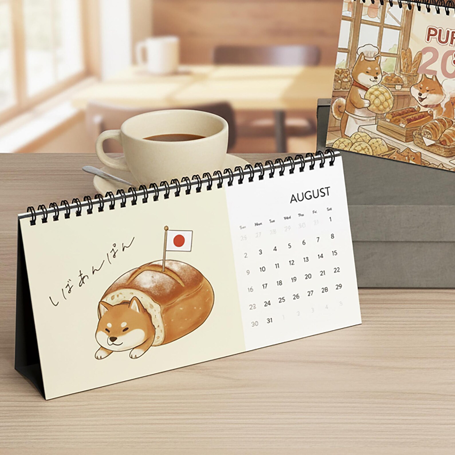 2026 Pure Bread Shiba Calendar, Funny Shiba Inu Bakery Desk Calendar ...