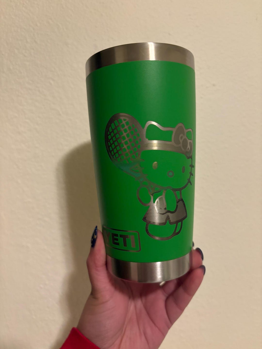 Yeti Rambler 20 Oz Canopy Green X Hello Kitty - Etsy