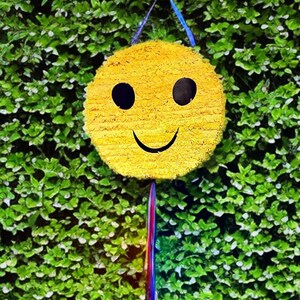 Smile Piñata - Yellow Pinata - Emoji Piñata - Etsy