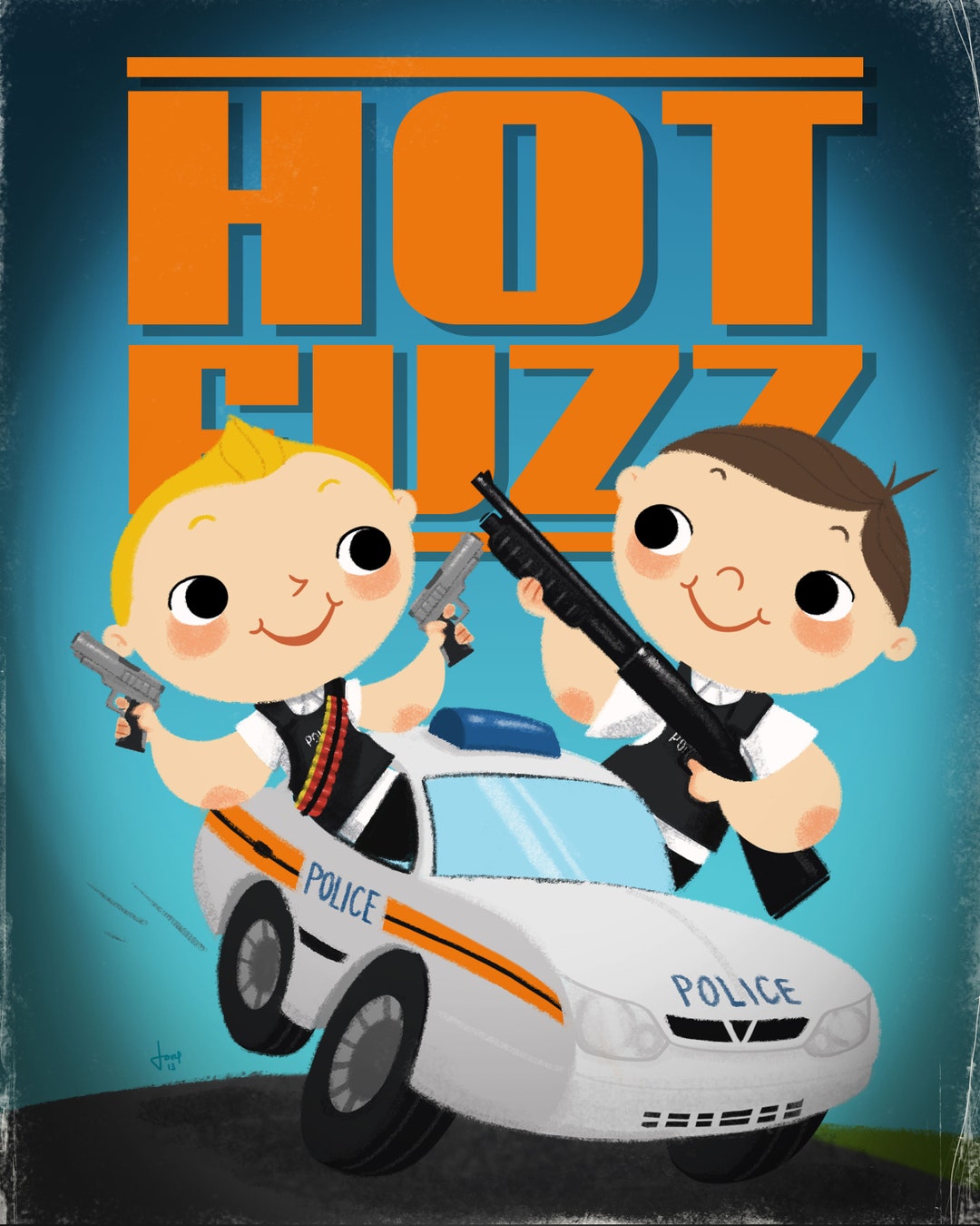 Hot Fuzz 8x10 PRINT - Etsy
