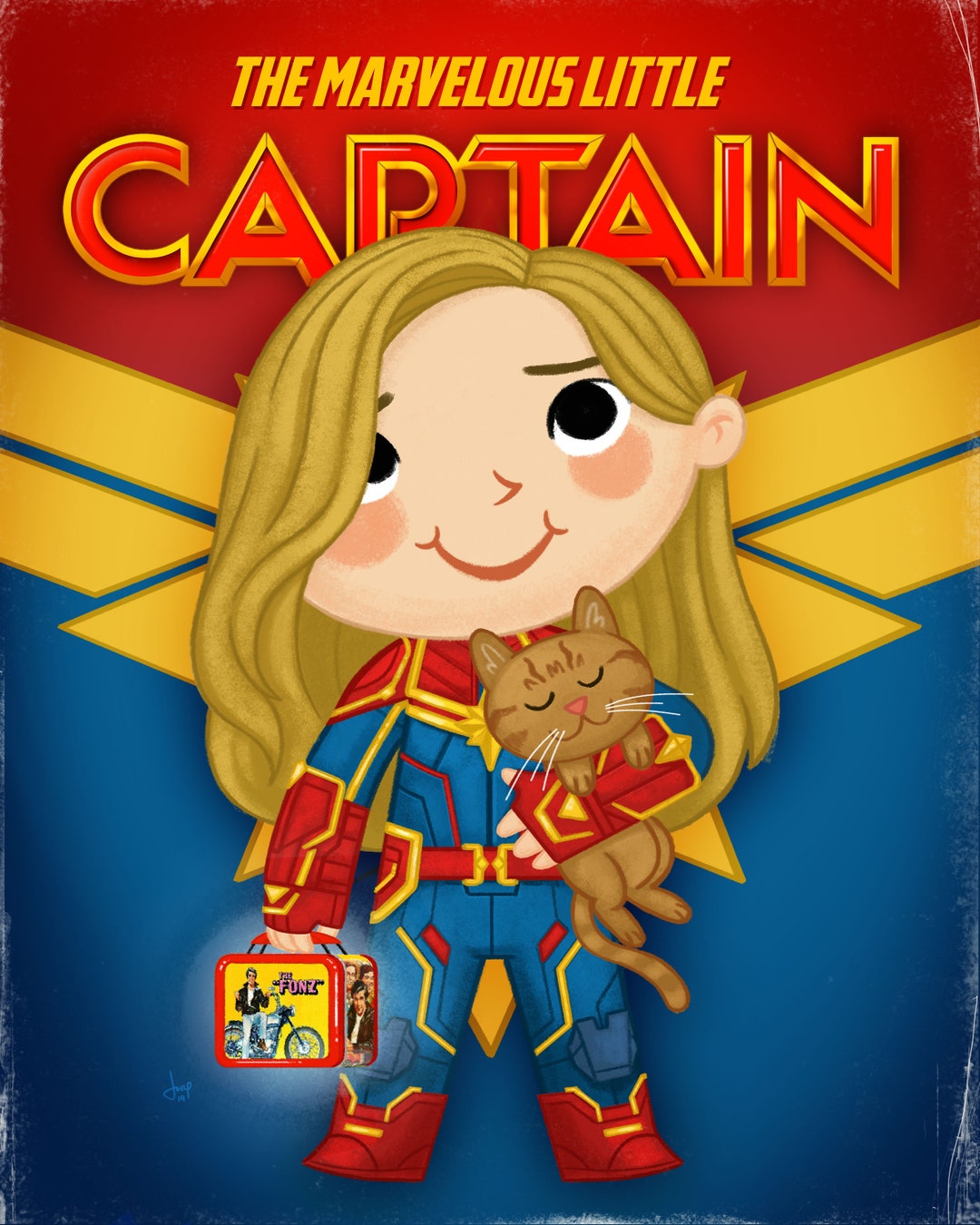 The Marvelous Little Captain 8x10 PRINT - Etsy