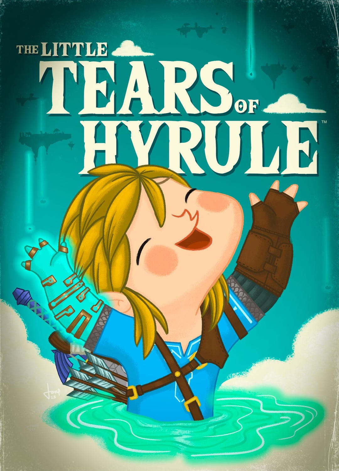 The Little Tears of Hyrule - 5x7 Postcard - Etsy