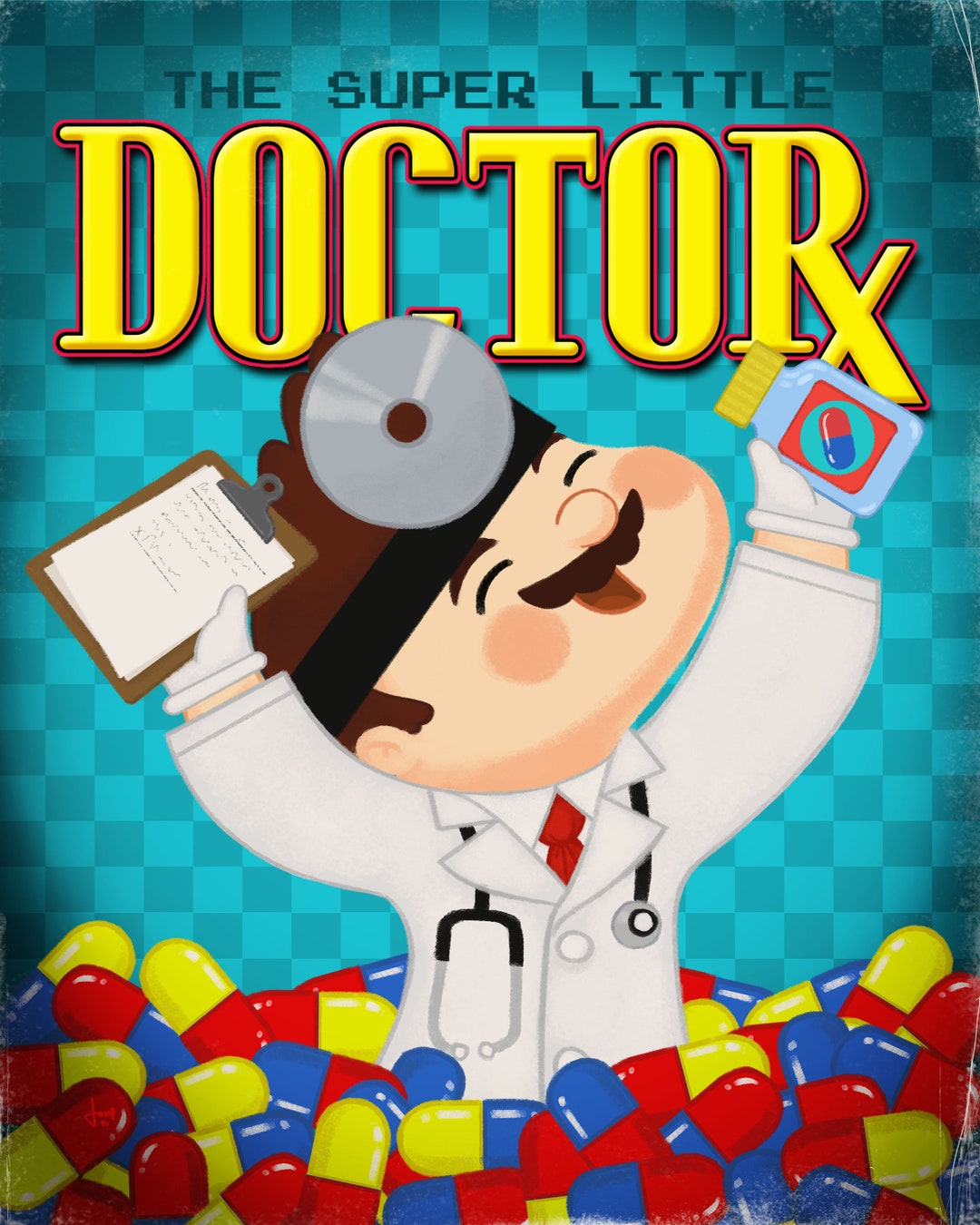 The Super Little Doctor - 8x10 PRINT - Etsy