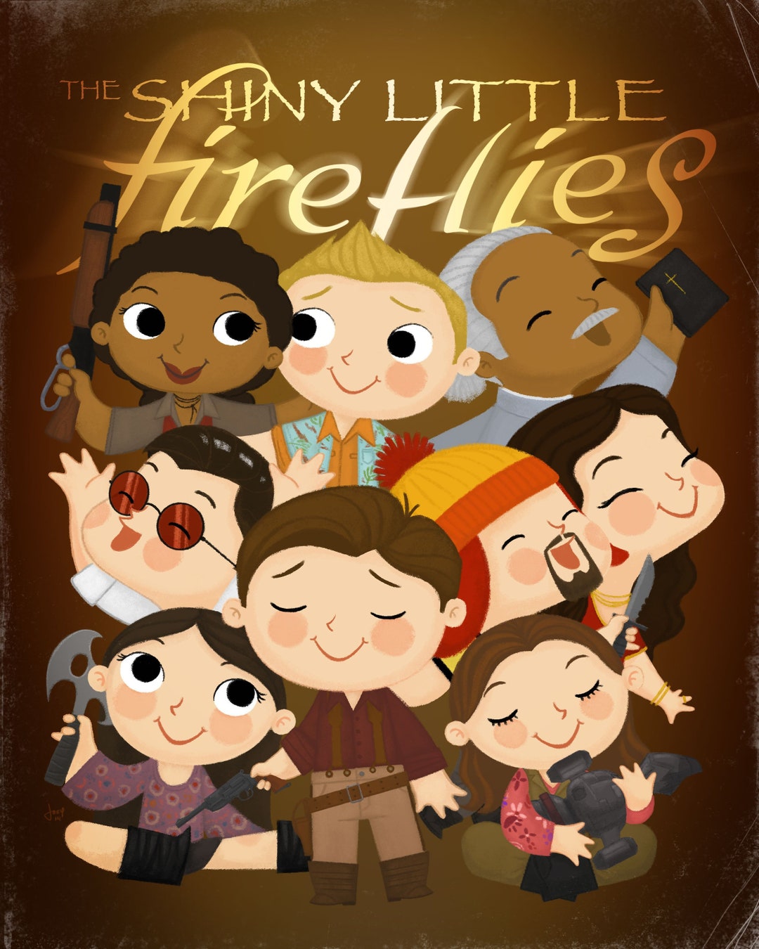 The Shiny Little Fireflies 8x10 PRINT - Etsy