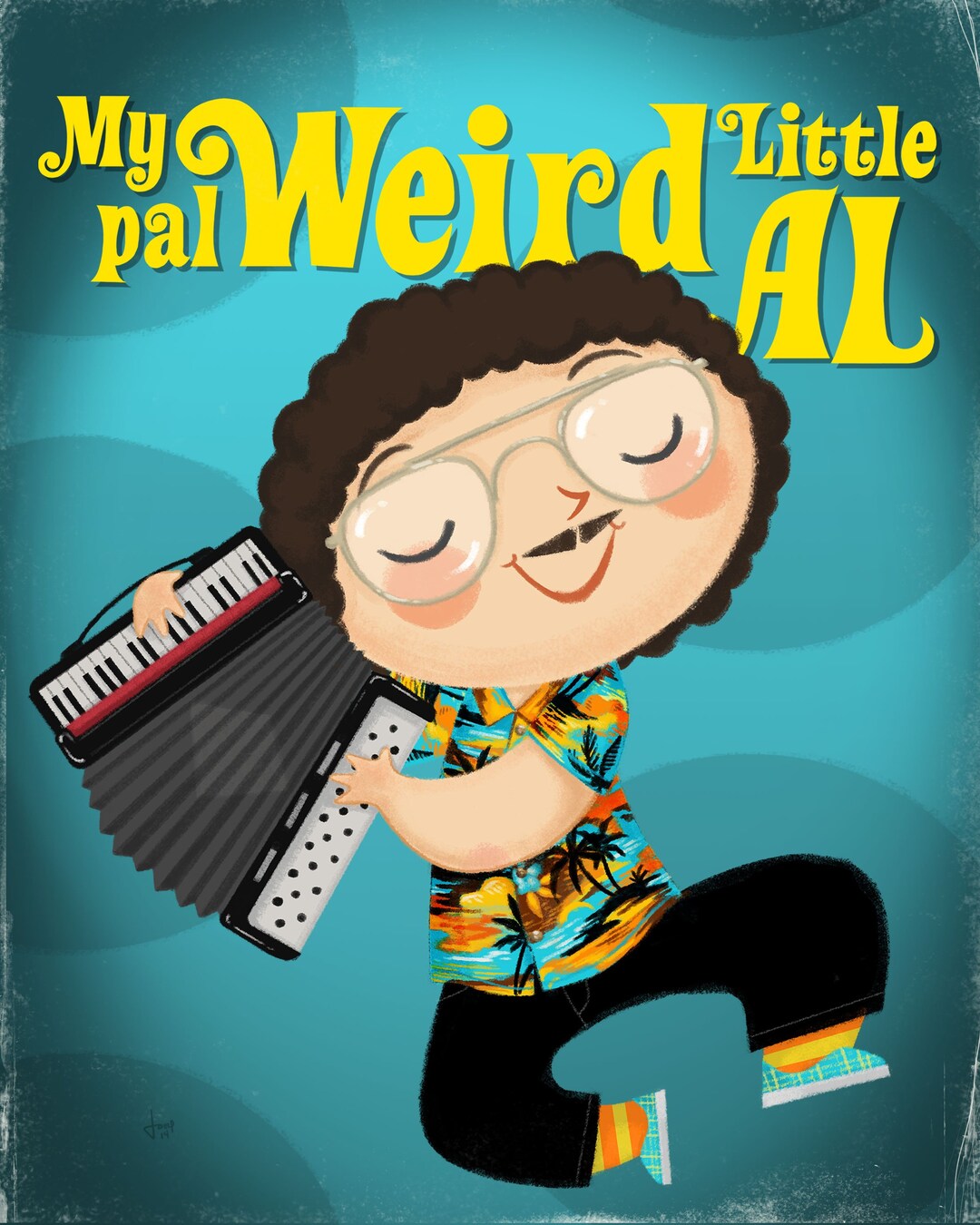 My Pal Weird Little Al 8x10 PRINT - Etsy