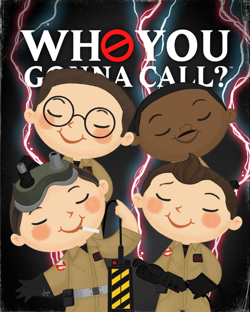 Who You Gonna Call 8x10 PRINT - Etsy Norway