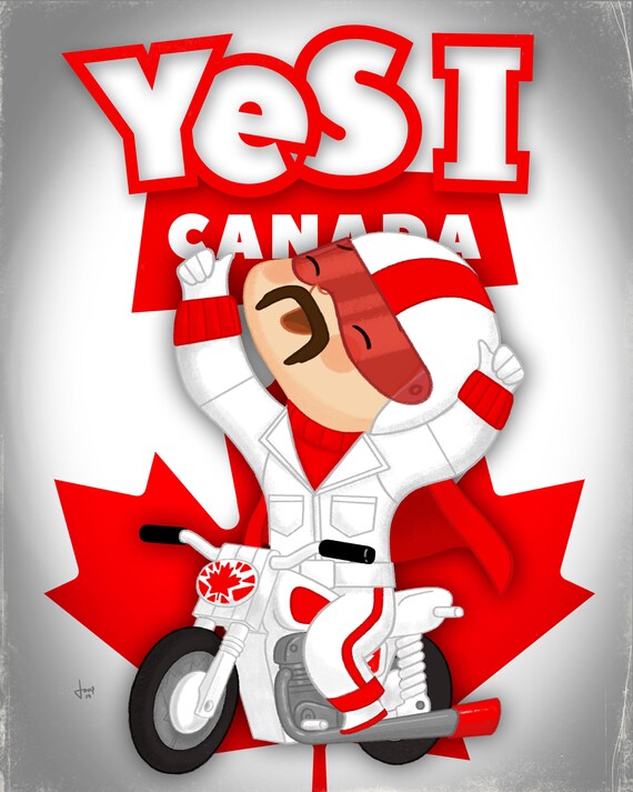 Yes I Canada 8x10 PRINT - Etsy