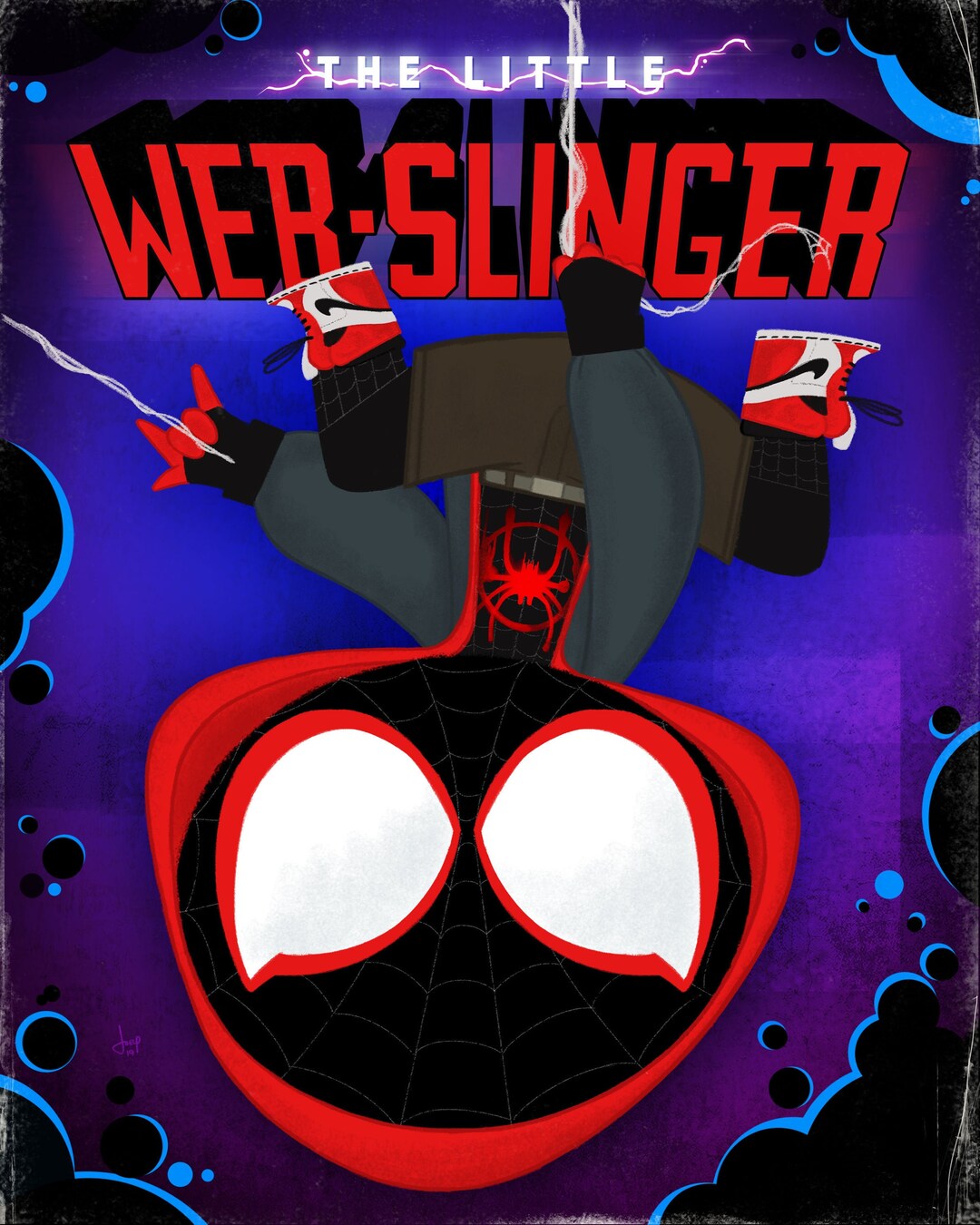 The Little Web-slinger - 8x10 PRINT - Etsy