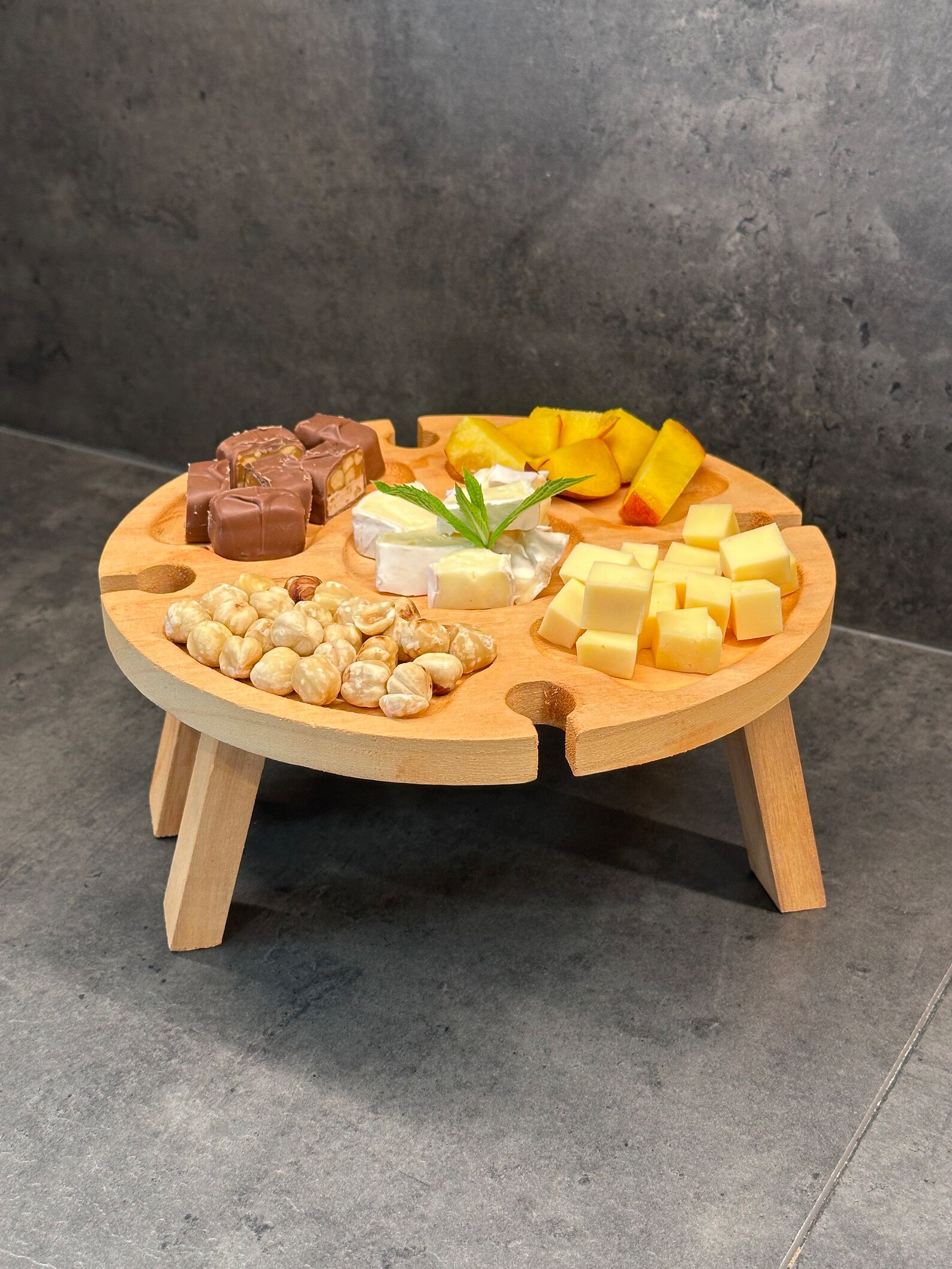 Folding Bed Tray, Serving Picnic Table, Outdoor Picnic Wine Table ...