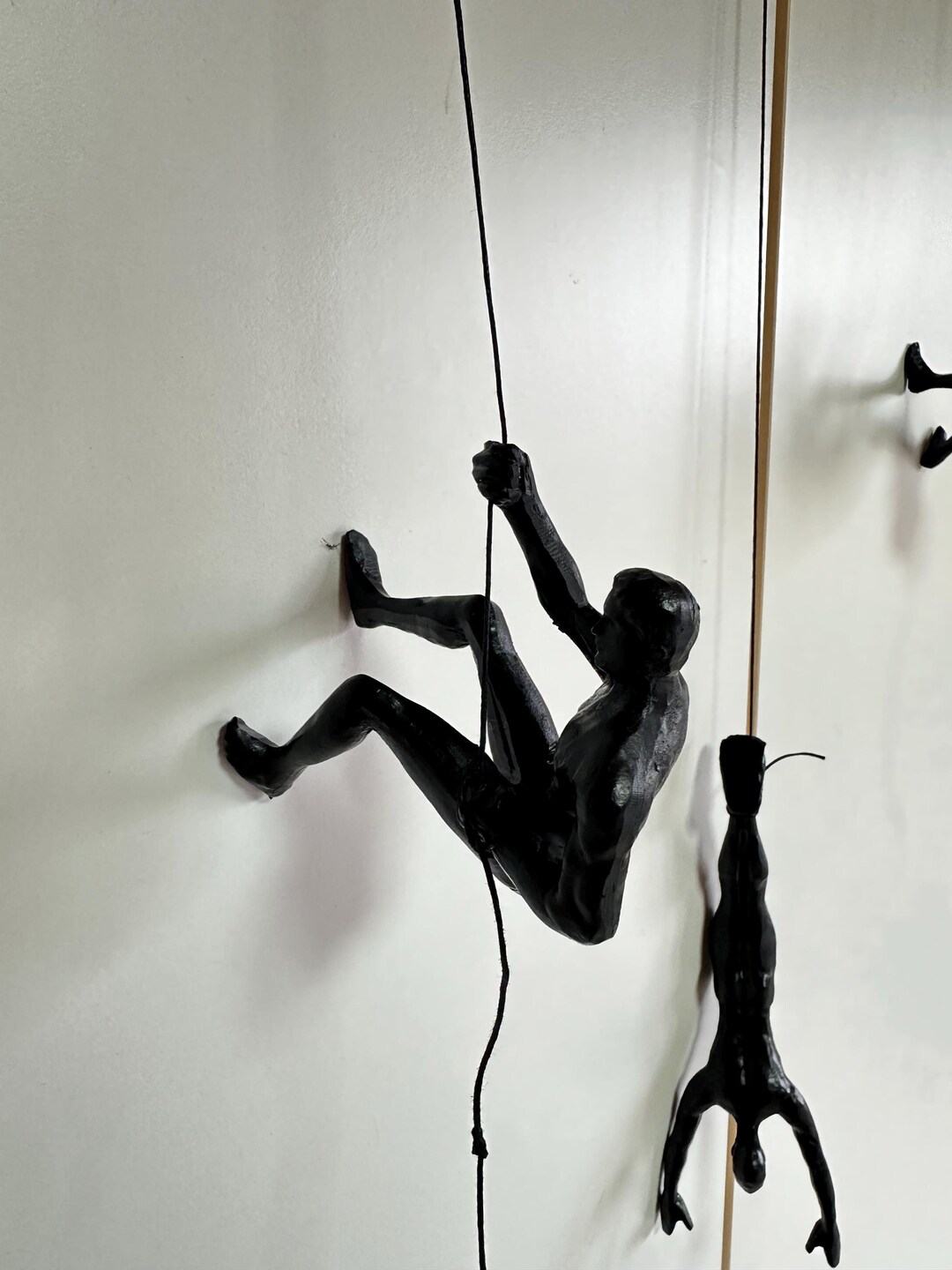 Rock Climbing Wall Decor, Unique Wall Art, Wall Hanging, Climbing Man ...