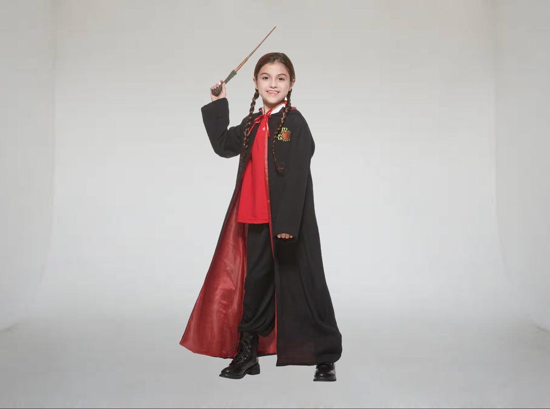 Wizard Robe Childrens.merlin Potter Costume.hogwart School Uniform ...
