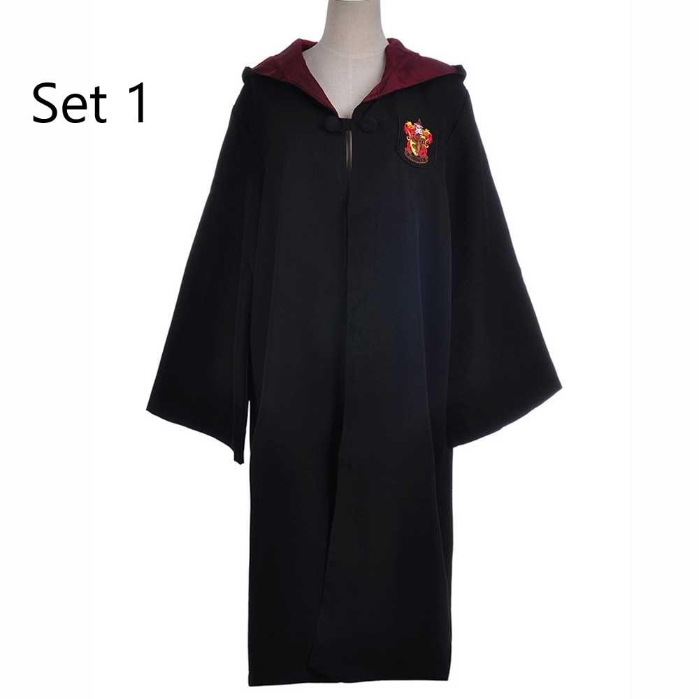 Hermione Granger Costume Kids,slythrin Long Robes.wizard School Cloak ...