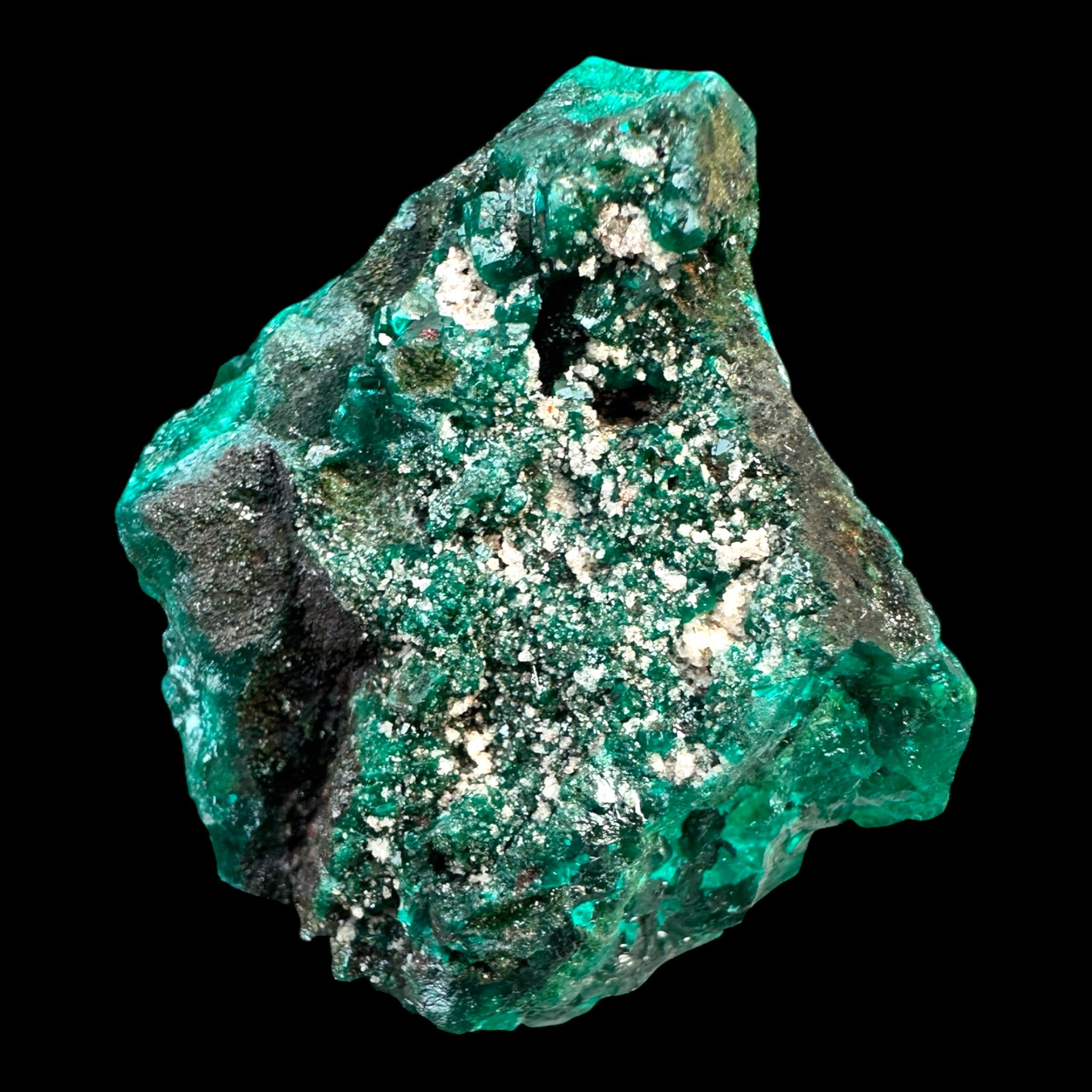 Green Dioptase Crystal Cluster From Congo Natural Mineral Specimen on ...