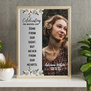 Memorial Announcement Instagram Template | Customizable Funeral ...