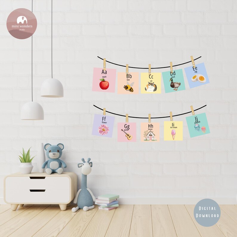 Printable Jumbo Size Alphabet Flash Cards for Kids | A-Z Letter ...